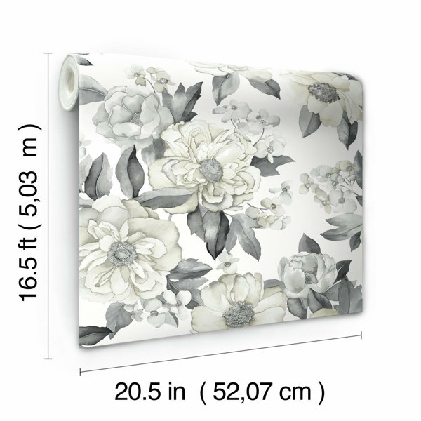 Andover Mills™ Garst Watercolor Floral Bouquet 20.5' L x 16.5 Andover Mills™ Garst Watercolor Floral Bouquet 20.5' L x 16.5